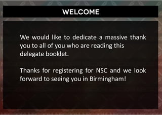Nsc final delegate pack | PPT