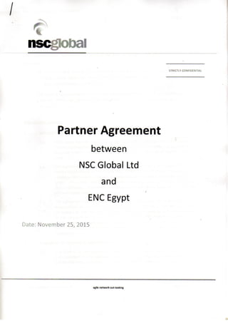 Nscglobal ENC agreement | PDF