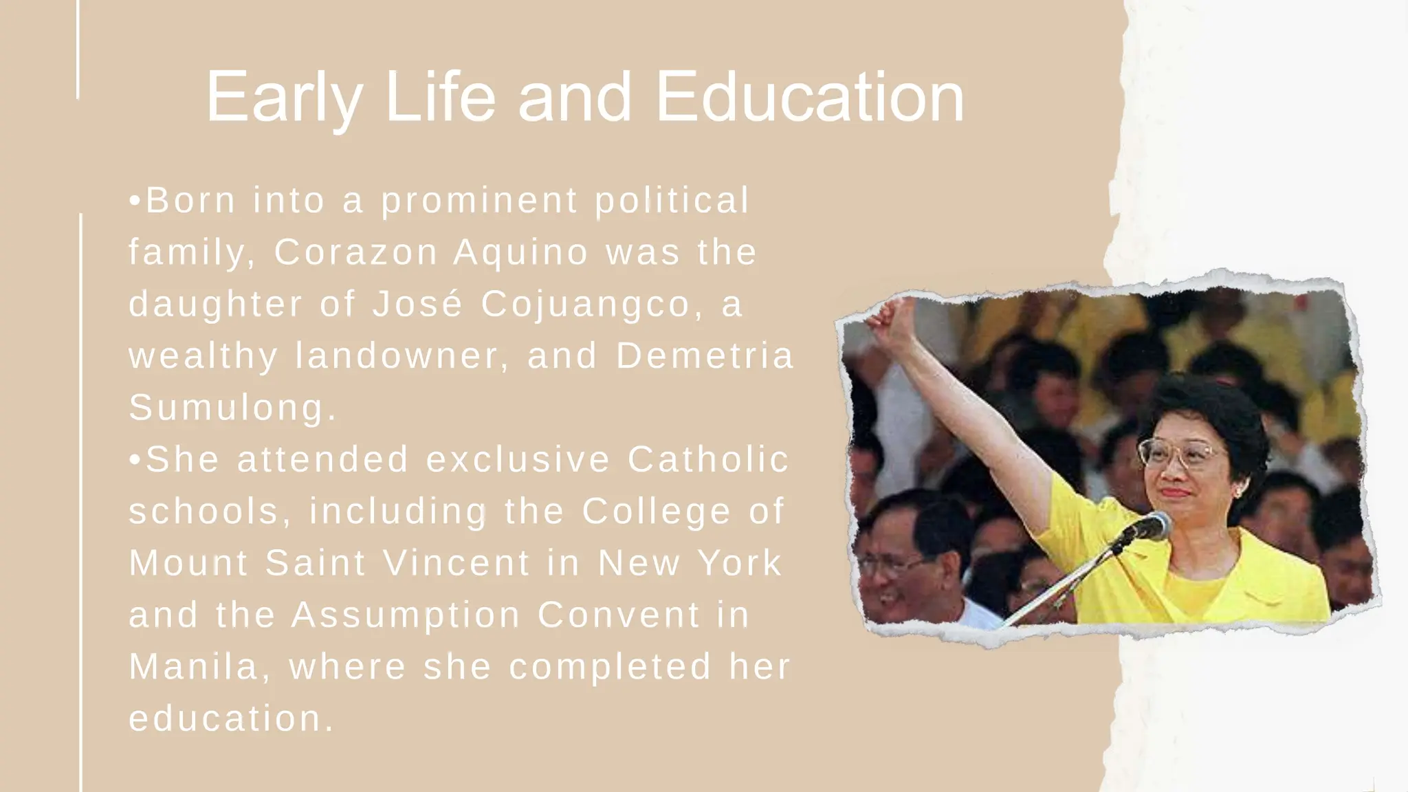NSCI Cory Aquino brief background and contributions | PPTX