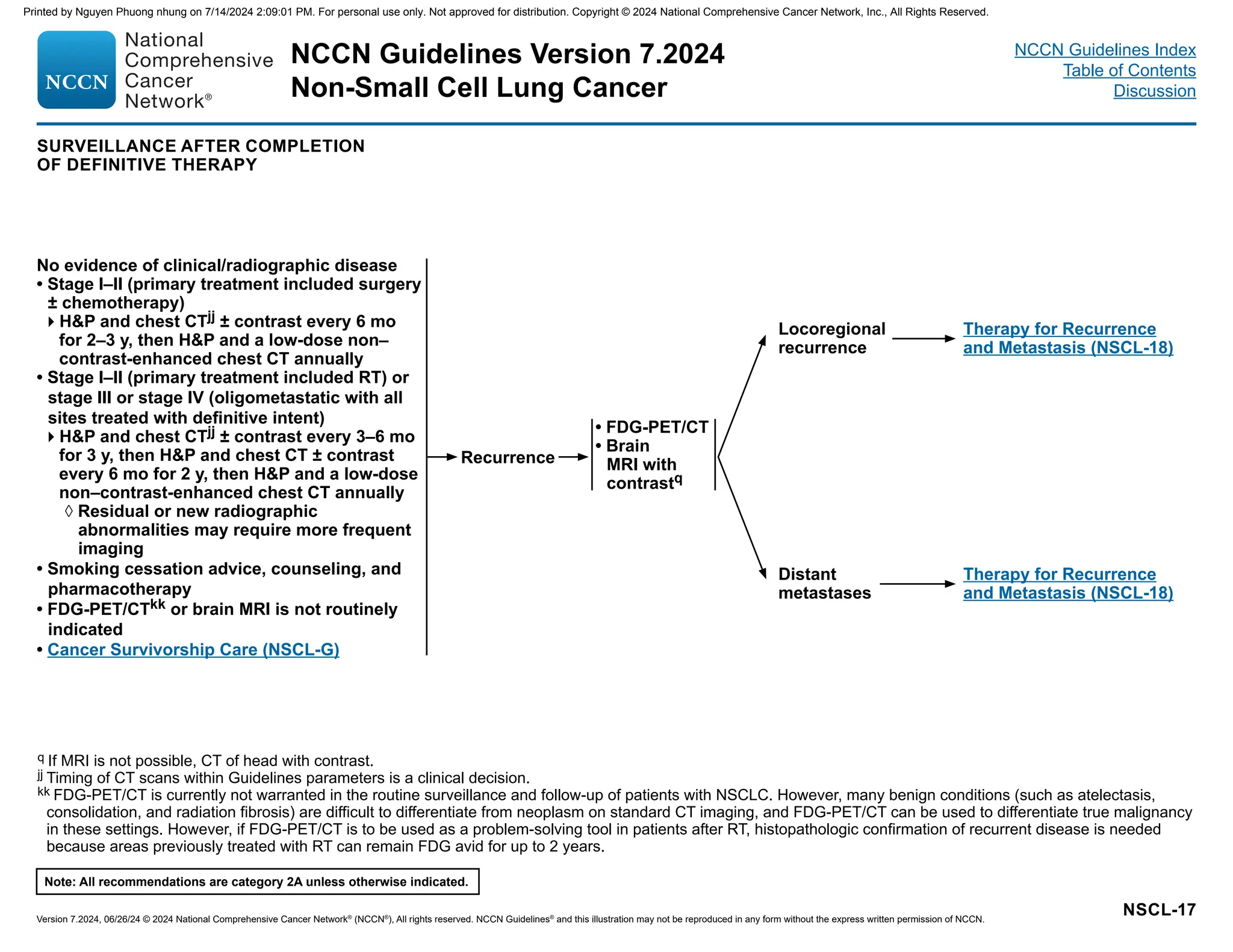 NCCN CLINICAL PRACTICE GUIDELINE IN ONCOLOGY | PDF