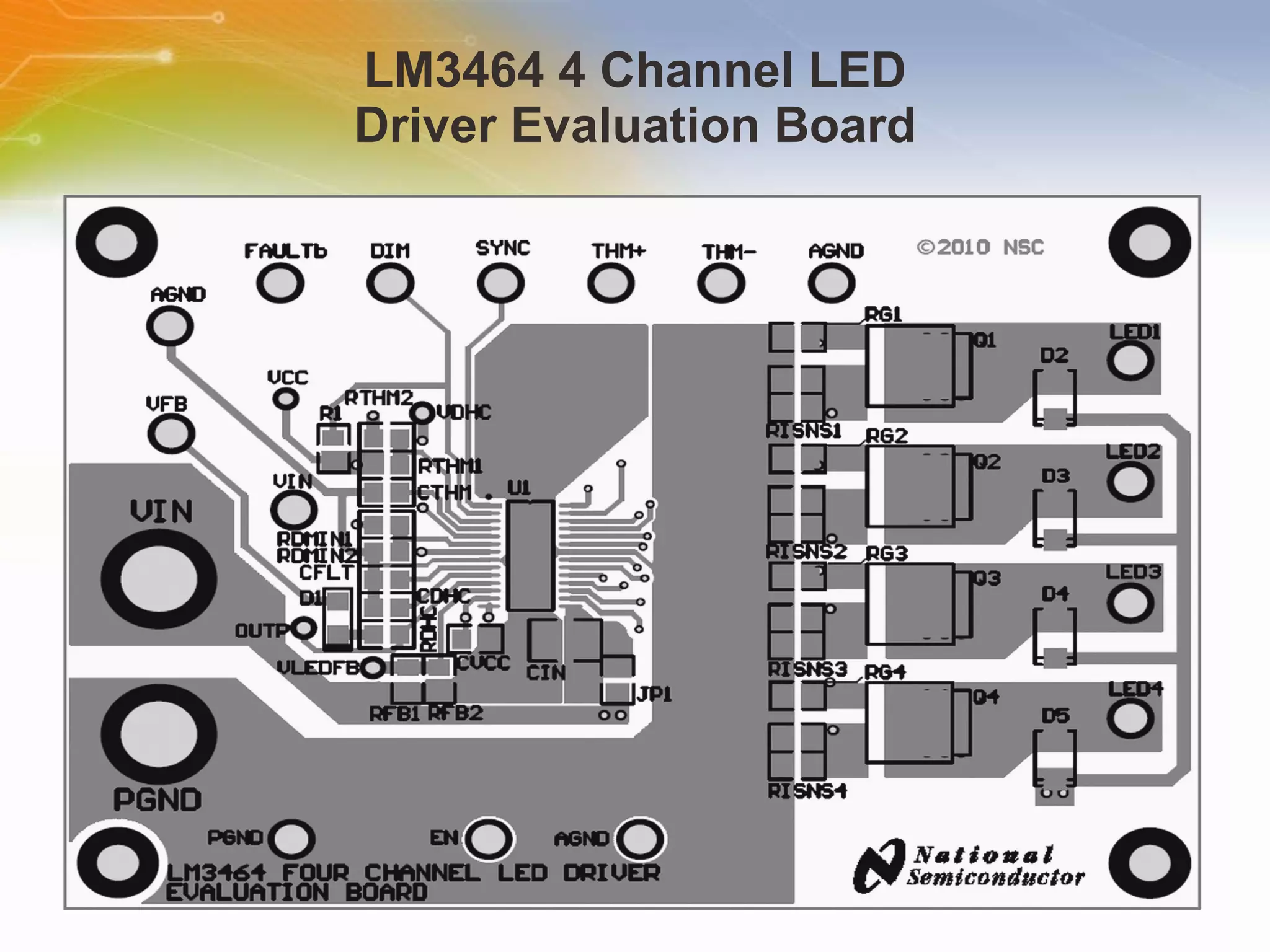 An Introduction to LM3464 LED Driver with Dynamic Headroom Control | PPT