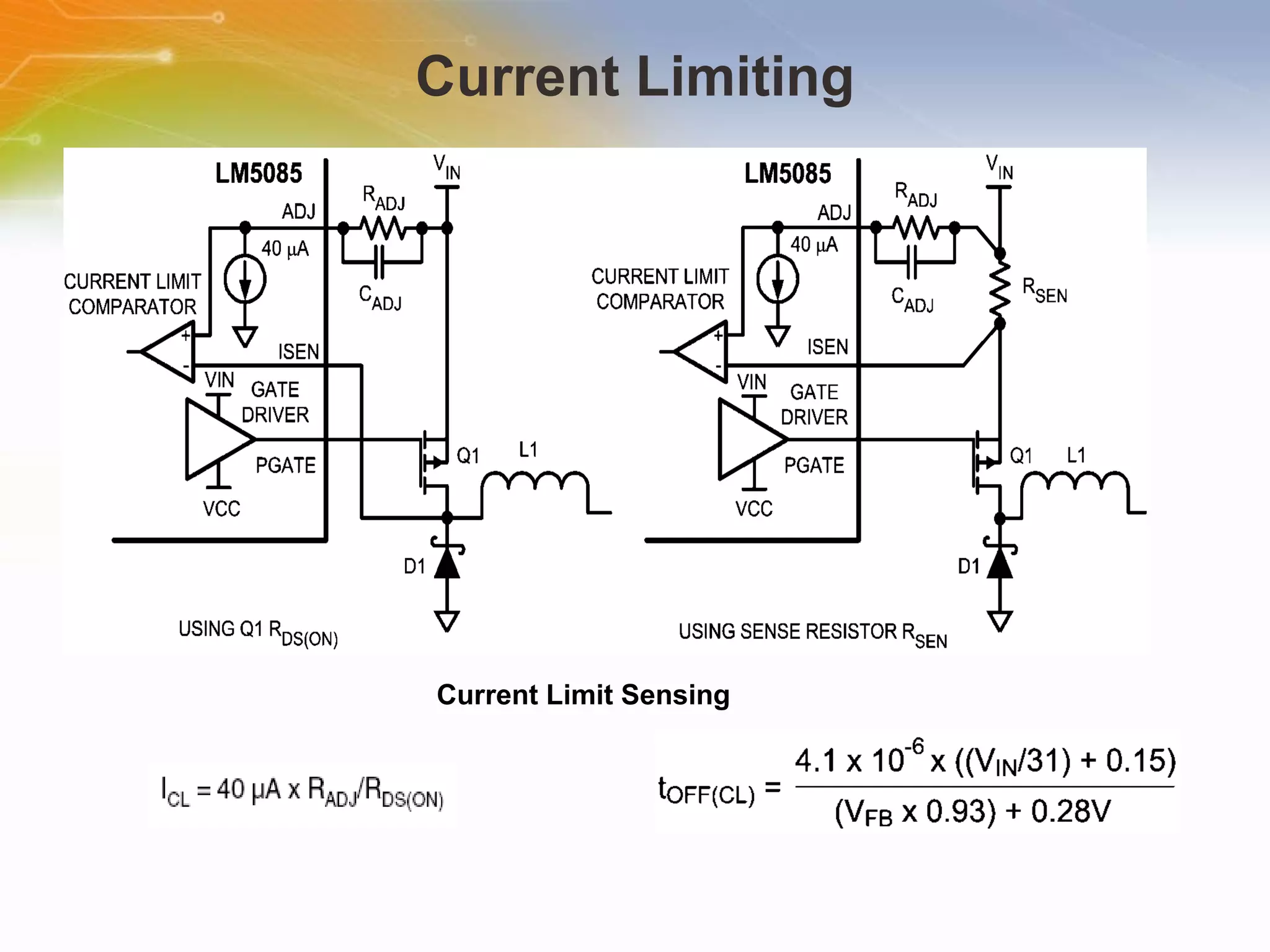 75V Constant On-Time PFET Buck Switching Controller | PPT