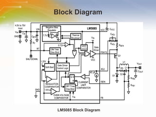 75V Constant On-Time PFET Buck Switching Controller | PPT