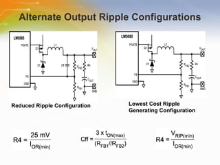 75V Constant On-Time PFET Buck Switching Controller | PPT