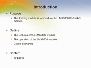Bluetooth® Serial Port Micro Module | PPT | Computer Peripherals | Computing