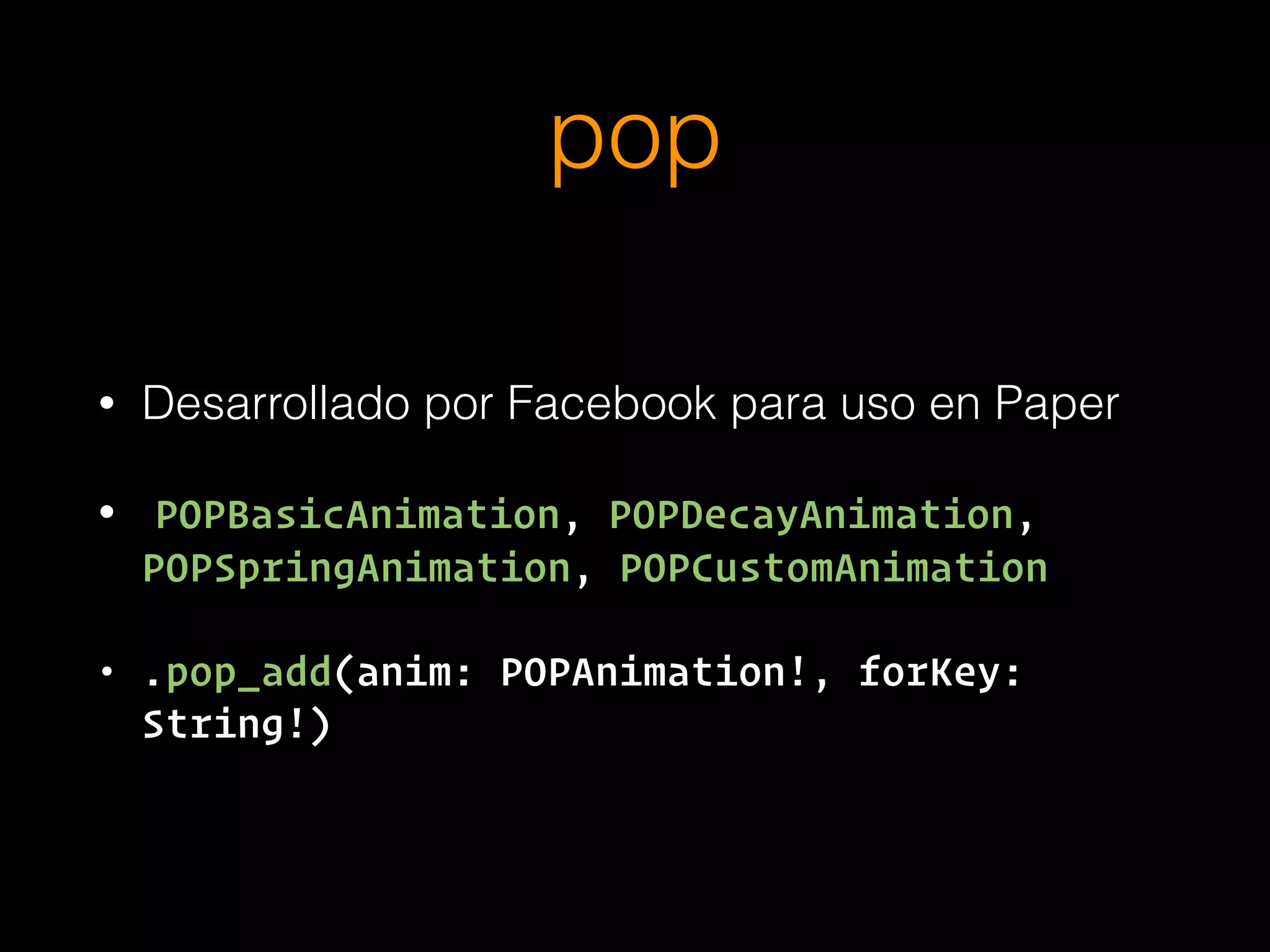iOS Animations using Pop | PPT iOS Animations using Pop | PPT