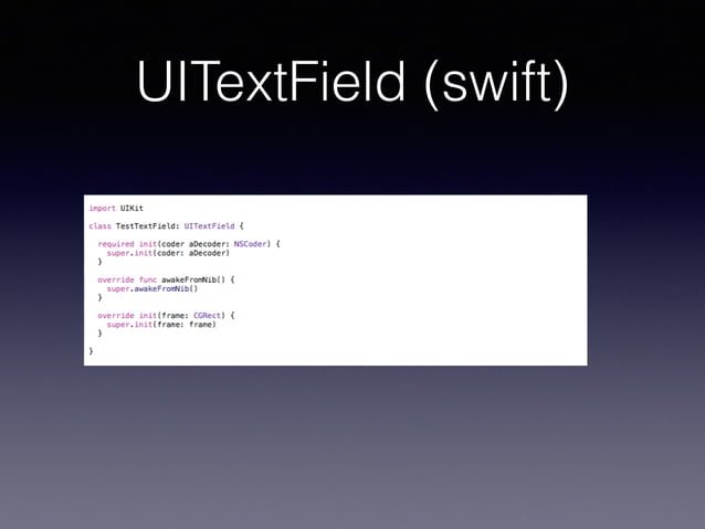 NSCoder Swift - UIKit | PDF