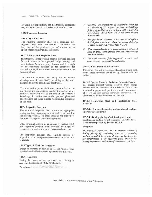 NSCP 2010 , Volume 1 | PDF