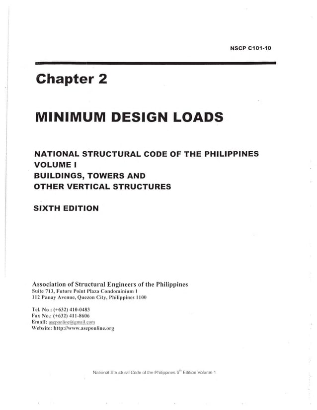 NSCP 2010 , Volume 1 | PDF