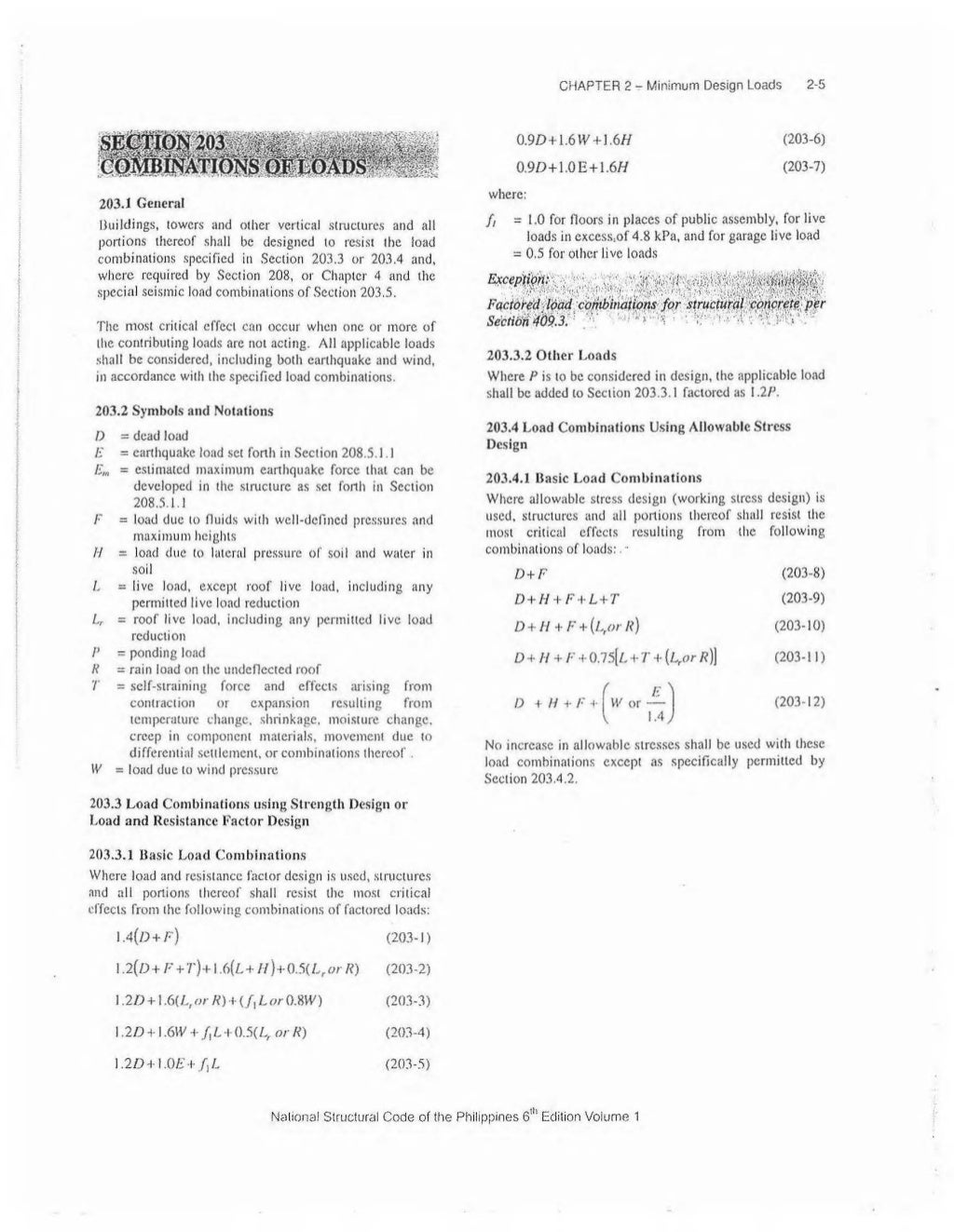 NSCP 2010 , Volume 1