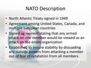 The Future Role of NATO | PPTX