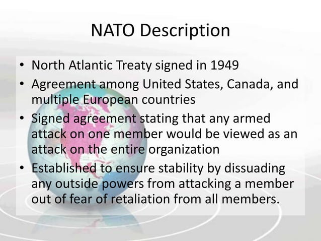 The Future Role of NATO | PPT | Free Download