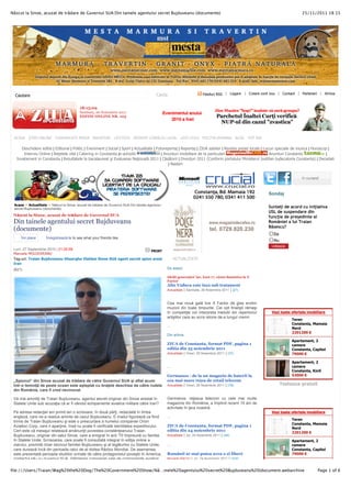 Născut la sinoe, acuzat de trădare de guvernul sua:din tainele agentului secret bujduveanu ...