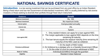 ET FINPRO presentation on NSC & SCSS | PPTX | Retirement Planning ...
