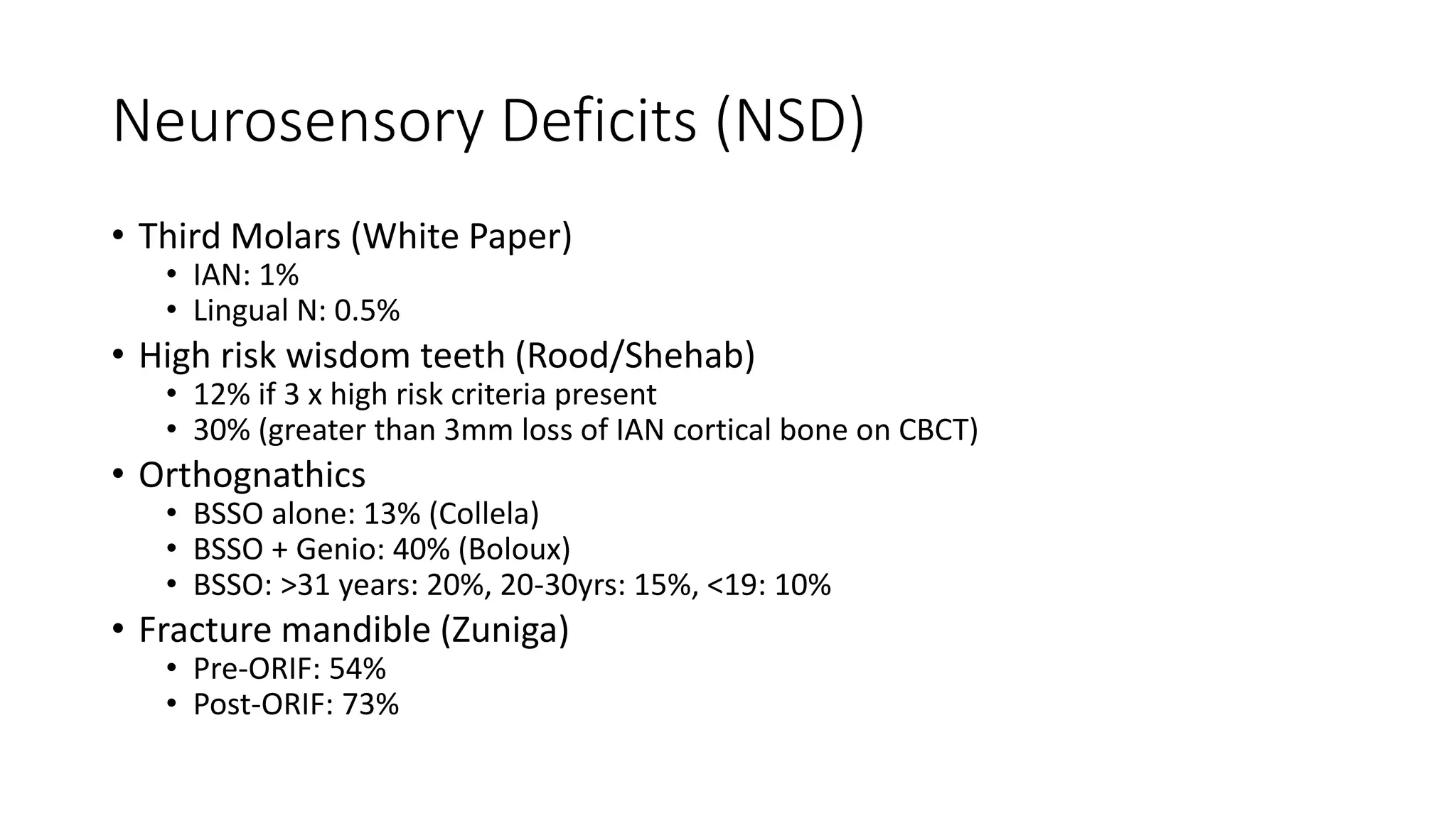 Post-traumatic Neurosensory deficit of Trigeminal Nerve | PPTX