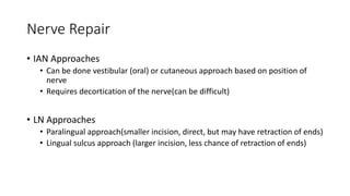 Post-traumatic Neurosensory deficit of Trigeminal Nerve | PPTX
