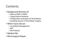 Post-traumatic Neurosensory deficit of Trigeminal Nerve | PPTX