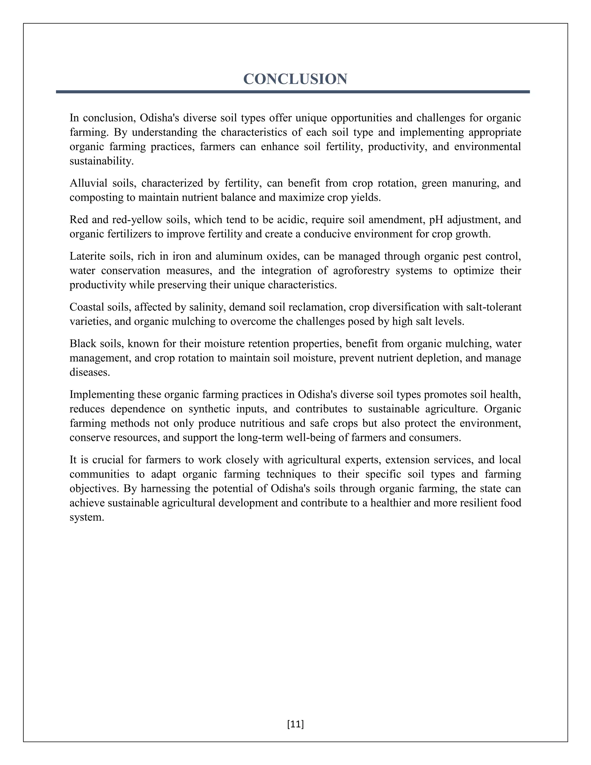 Different Types Of Soils In Odisha And What Type Of Organic Farming Can ...