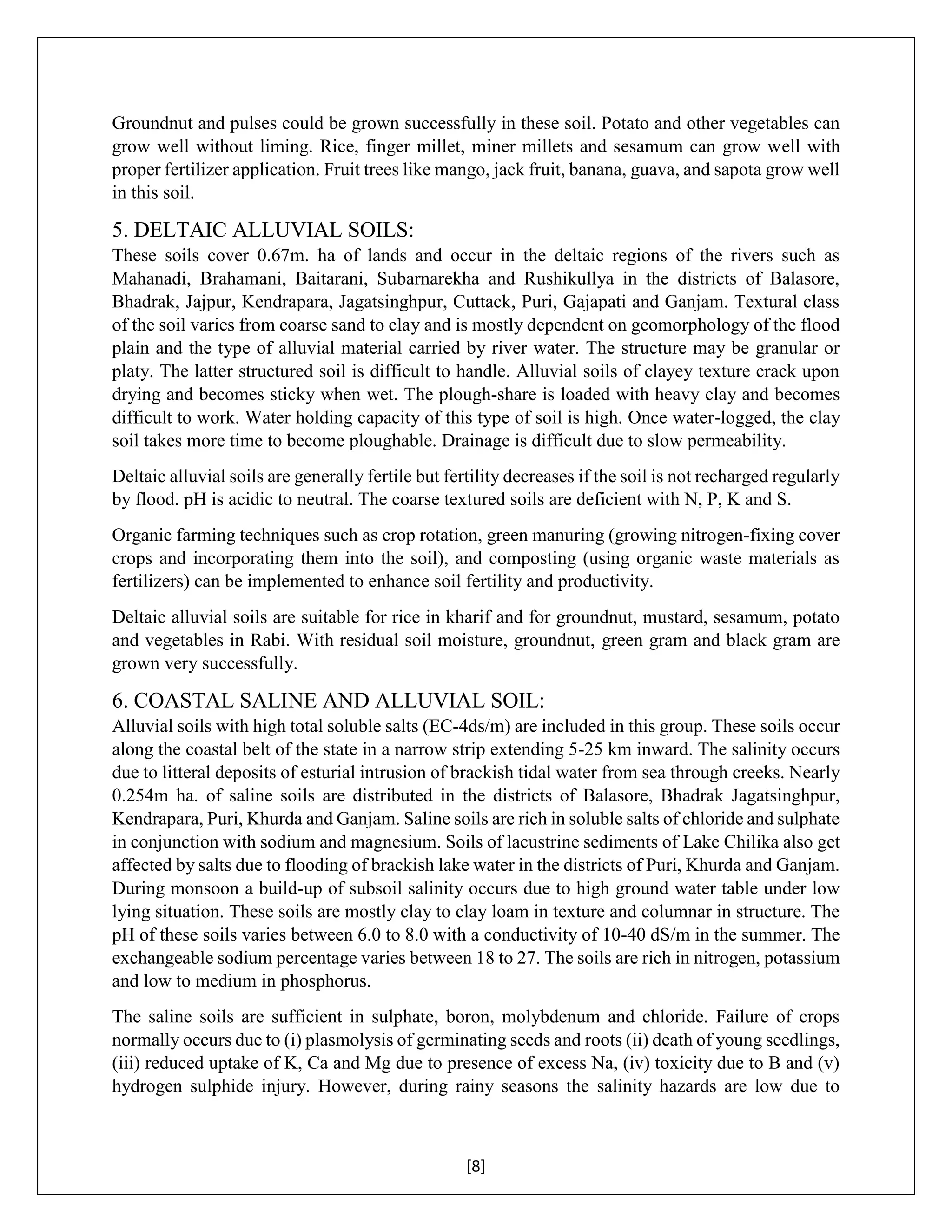 Different Types Of Soils In Odisha And What Type Of Organic Farming Can ...