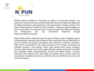 NSDC Schemes government schemes by MSDE. | PPTX