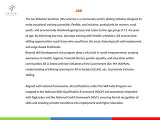 NSDC Schemes government schemes by MSDE. | PPTX