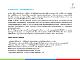 NSDC Schemes government schemes by MSDE. | PPTX