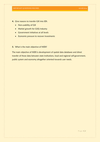 National Spatial Data Infrastructure (NSDI) | PDF