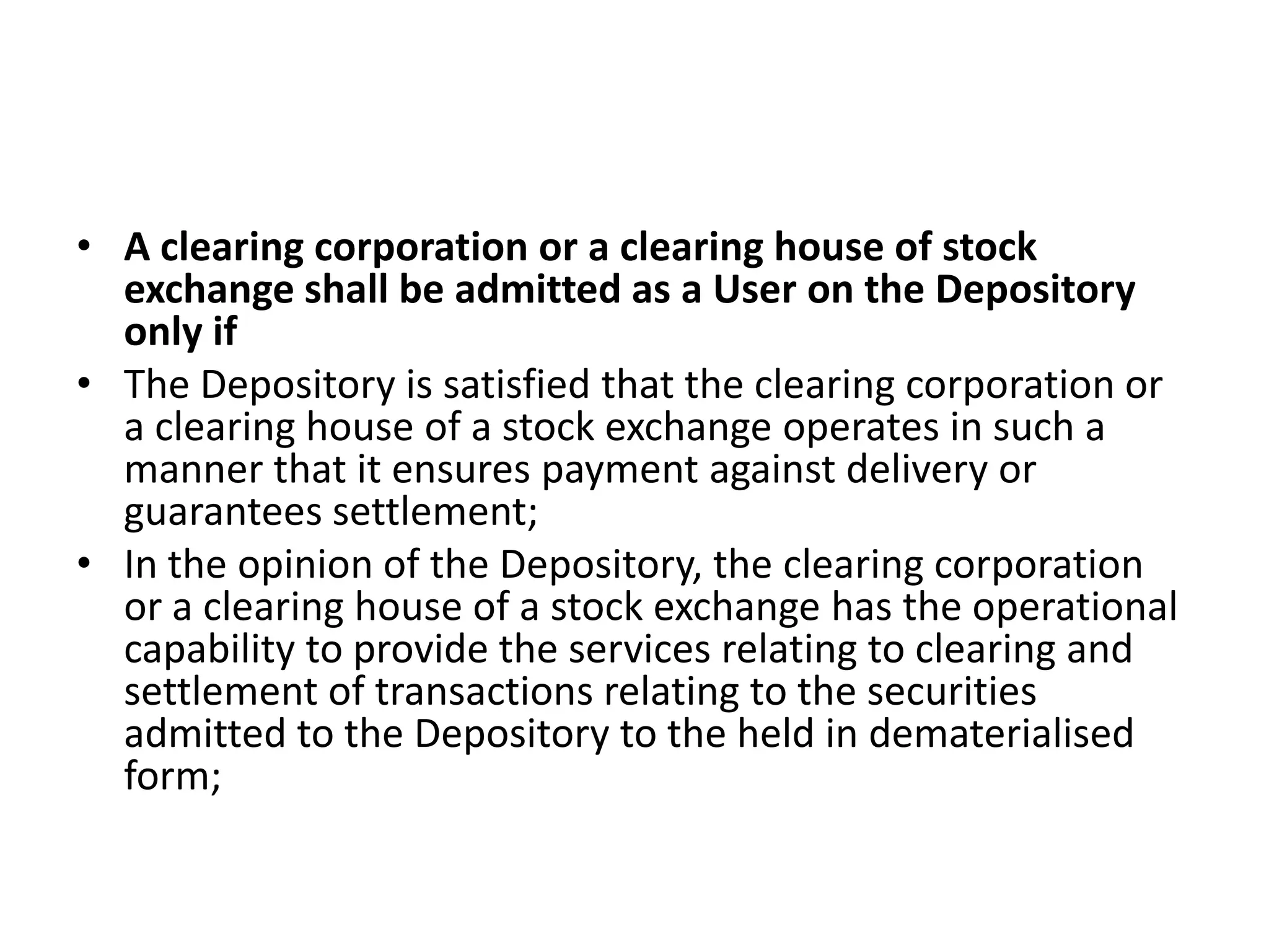 Nsdl clearing corp | PPTX