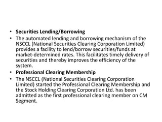Nsdl clearing corp | PPTX