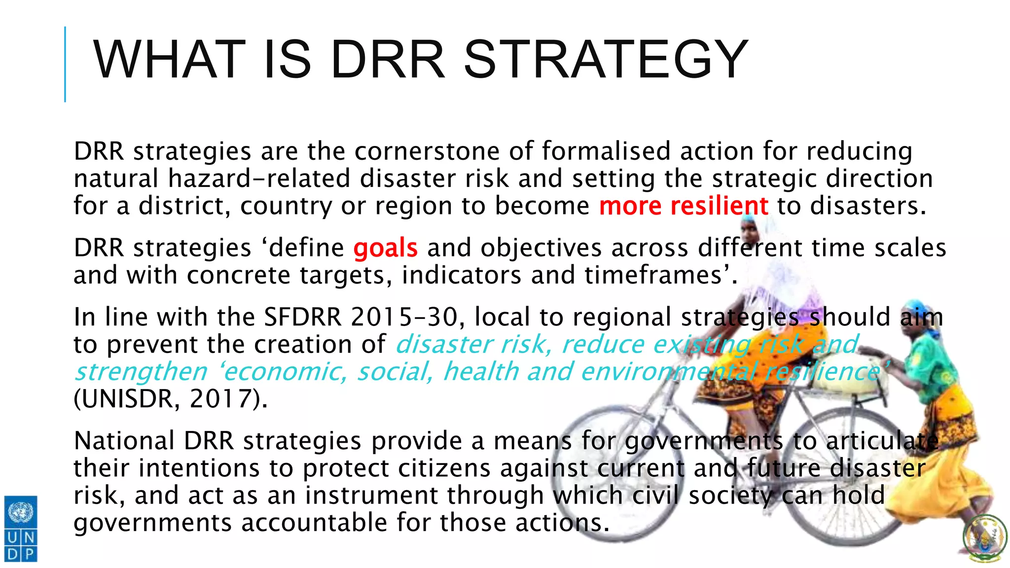 National Strategy for Disaster Risk Reduction, Rwanda | PPTX