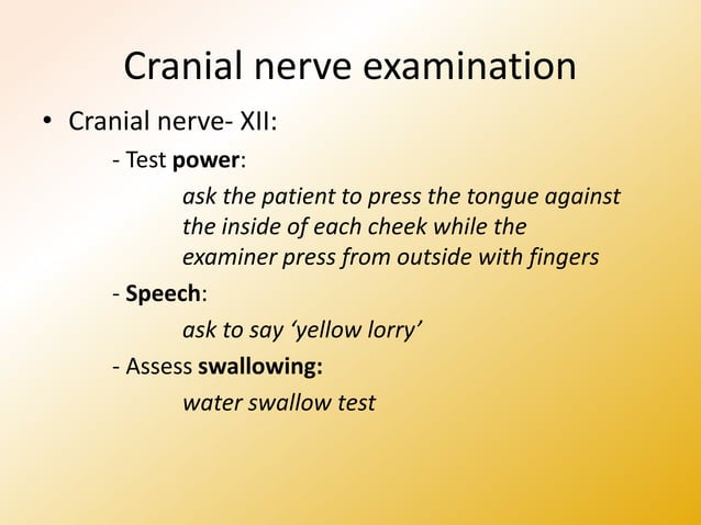 Neurological System Examination. Khan MS | PPTX | Ear, Nose and Throat ...