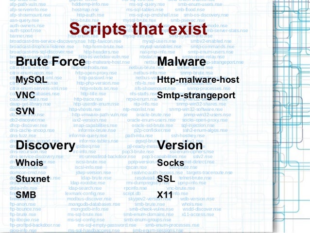 Nmap Scripting Engine and http-enumeration