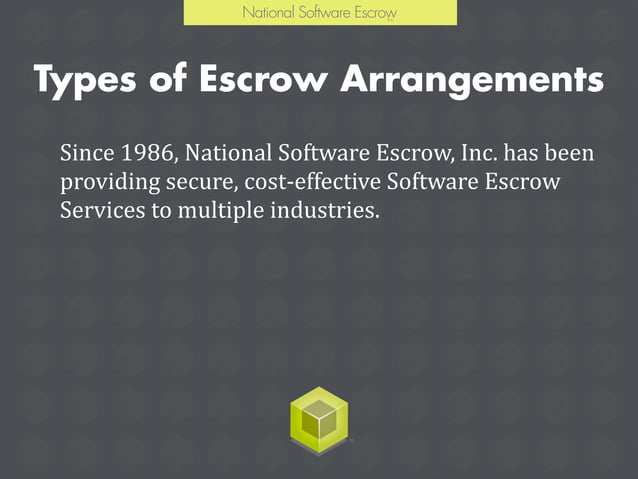 Software Escrow Services | PPT