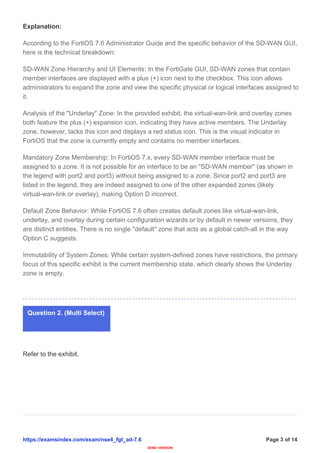 NSE4_FGT_AD-7.6 Certification Guide: Fortinet FortiGate Administrator ...