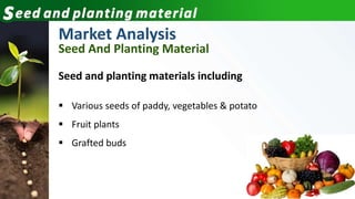 seeds and planting materials marketing | PPTX