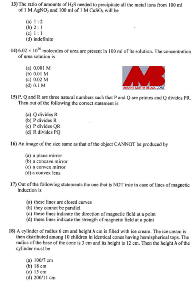 NSEJS Previous Year Papers 2008-2009 | PDF | Educational Assessment ...