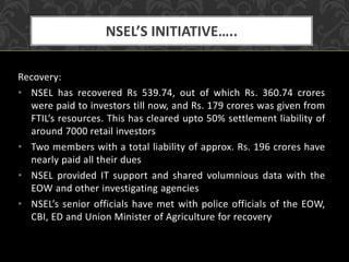 NSEL Saga | PPTX