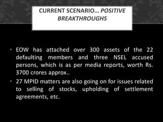 NSEL Saga | PPTX