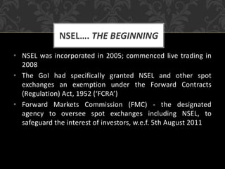 NSEL Saga | PPTX