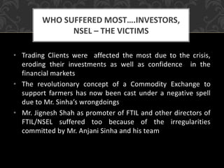 NSEL Saga | PPTX