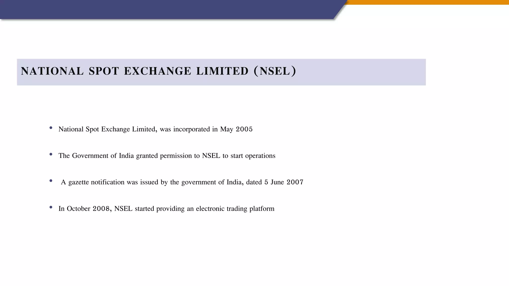 NSEL Scam – Case Study | PPTX