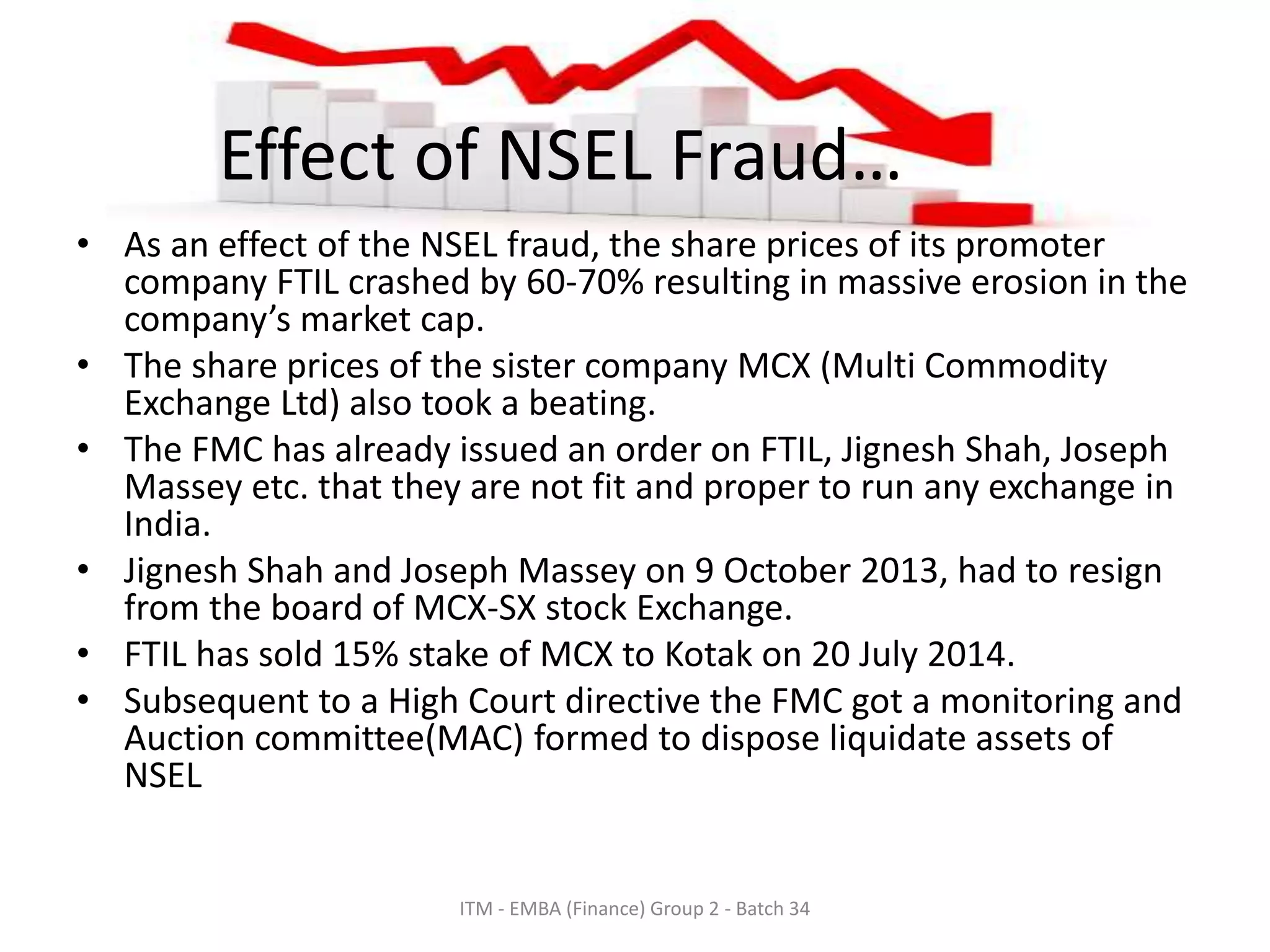 NSEL Spot Exchange Scam | PPT