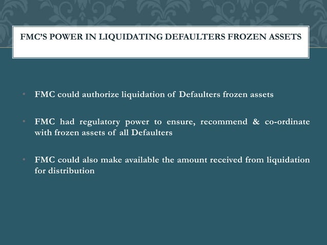 Nsel’s role in recovery | PPTX | Government Support and Welfare ...