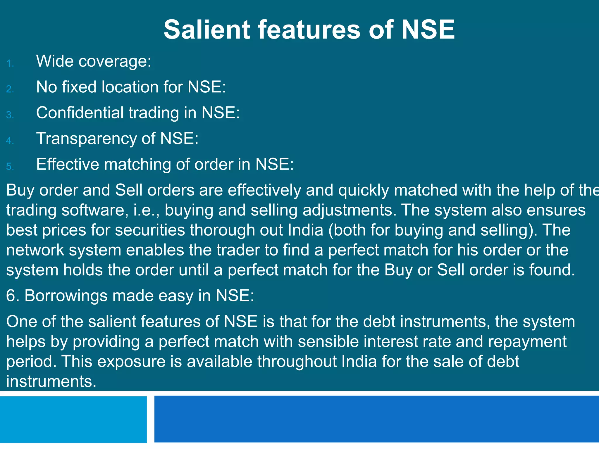 National Stock Exchange of India | PPTX