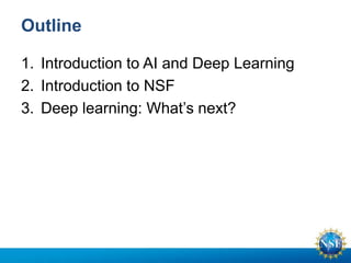 Research in Deep Learning: A Perspective from NSF | PDF | Technology Industry | Industries