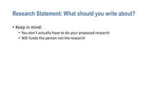 NSF-GRFP: What you need to know | PPTX