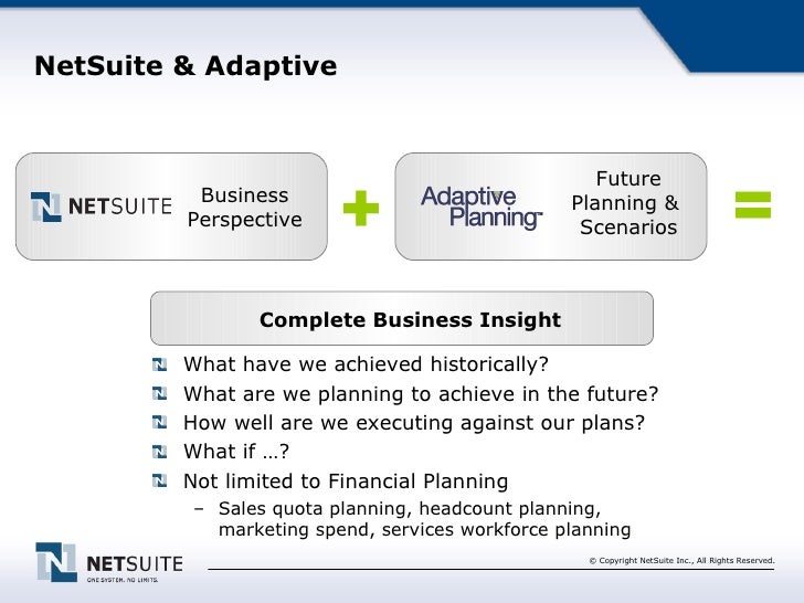 NetSuite ERP Financial Planning | PPT