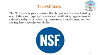 NSF International and its role in Dietary supplements & Nutraceutical ...