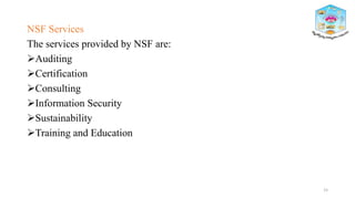 NSF International and its role in Dietary supplements & Nutraceutical ...