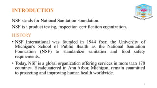 NSF International and its role in Dietary supplements & Nutraceutical ...